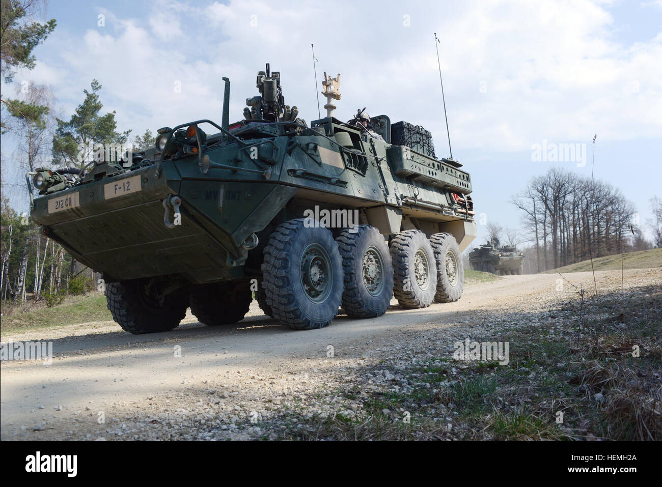 U.S. Soldiers assigned to the 2nd Squadron, 2nd Cavalry Regiment ...
