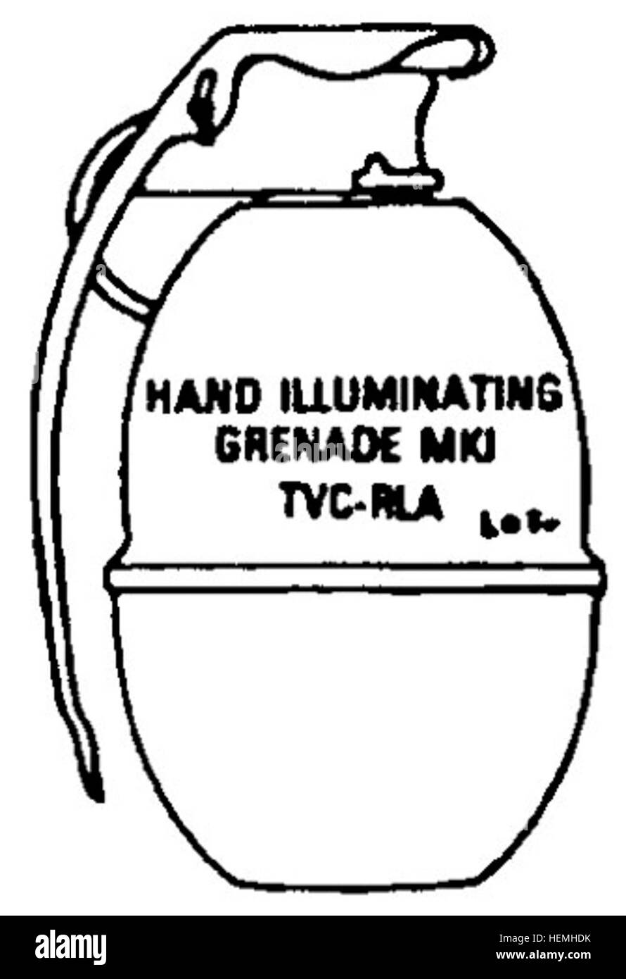 Illustration of Mk 1 illumination device used for military signaling ...