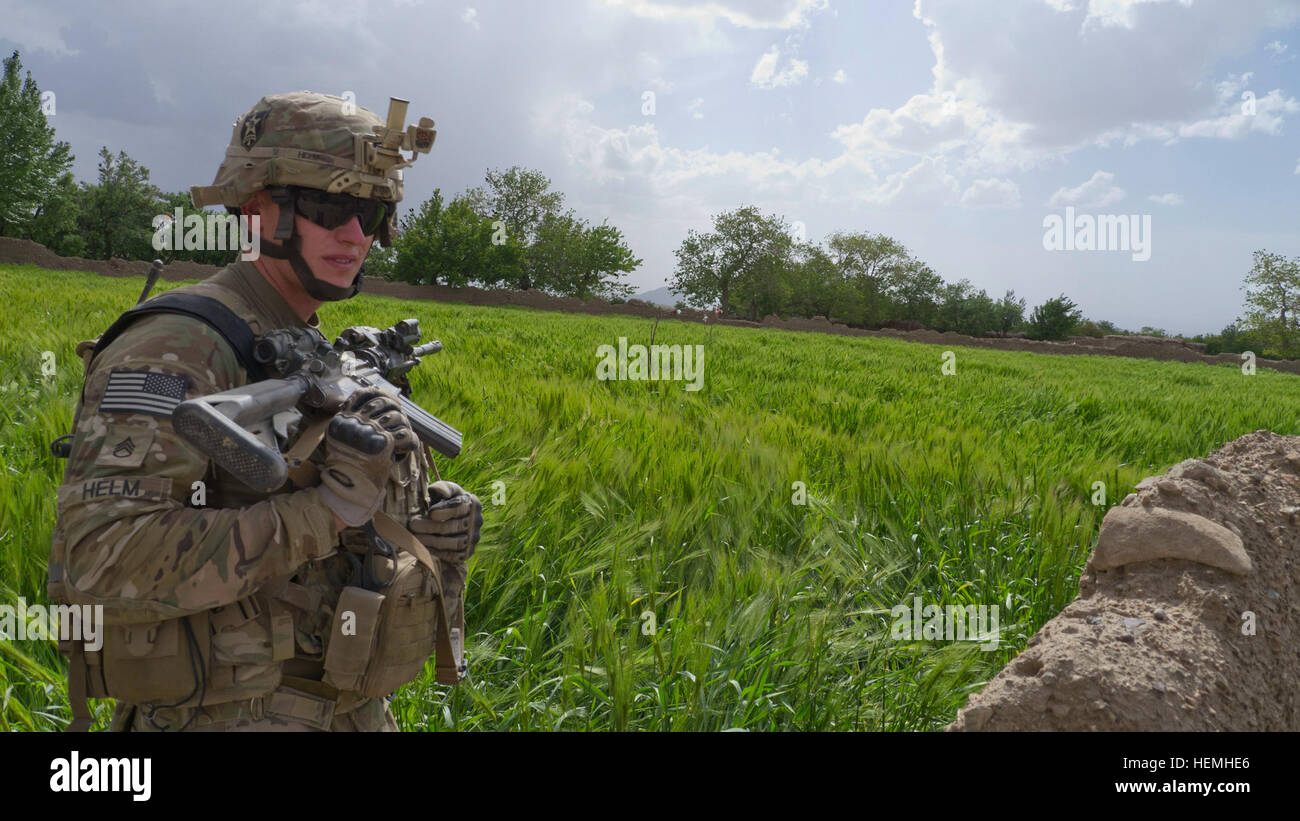 Army Staff Sgt. Brandon Helm, Squad Leader, Third Platoon Aztec Company ...