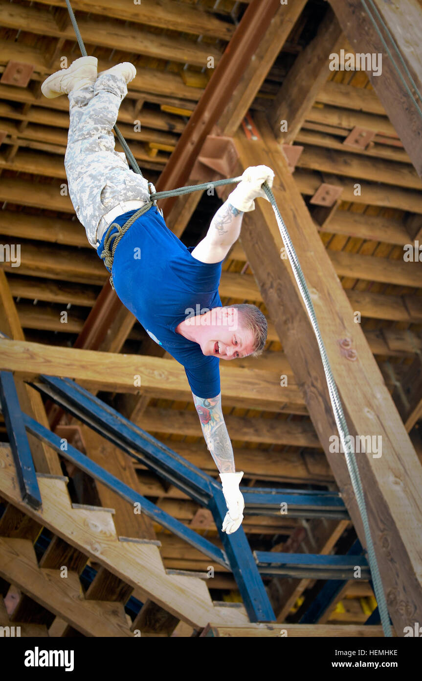 Sgt. 1st Class Talon Howard, an Air Assault qualified member of the ...