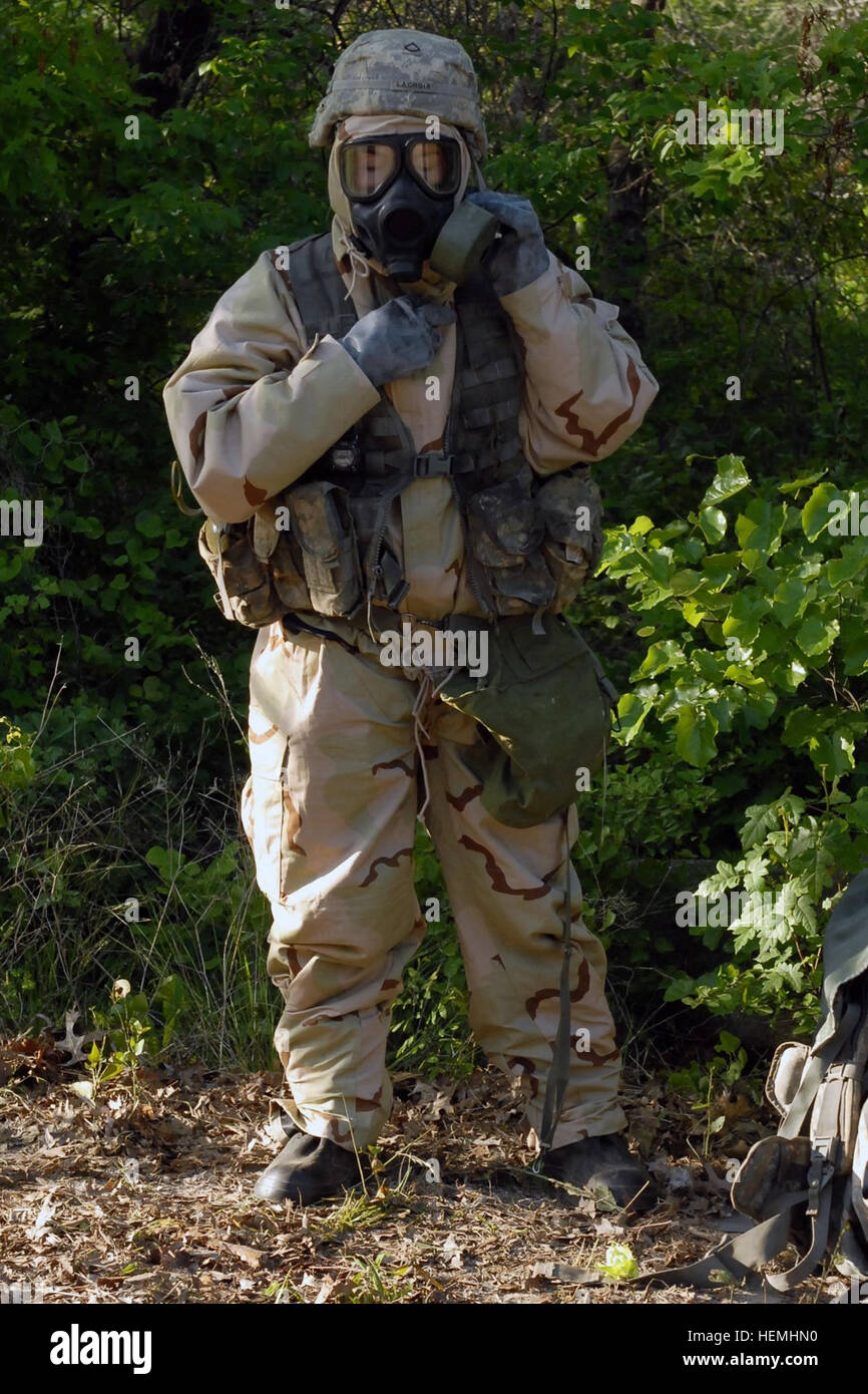 Pfc. Sara Lacroix, a combat medic assigned to Company C, 115th ...