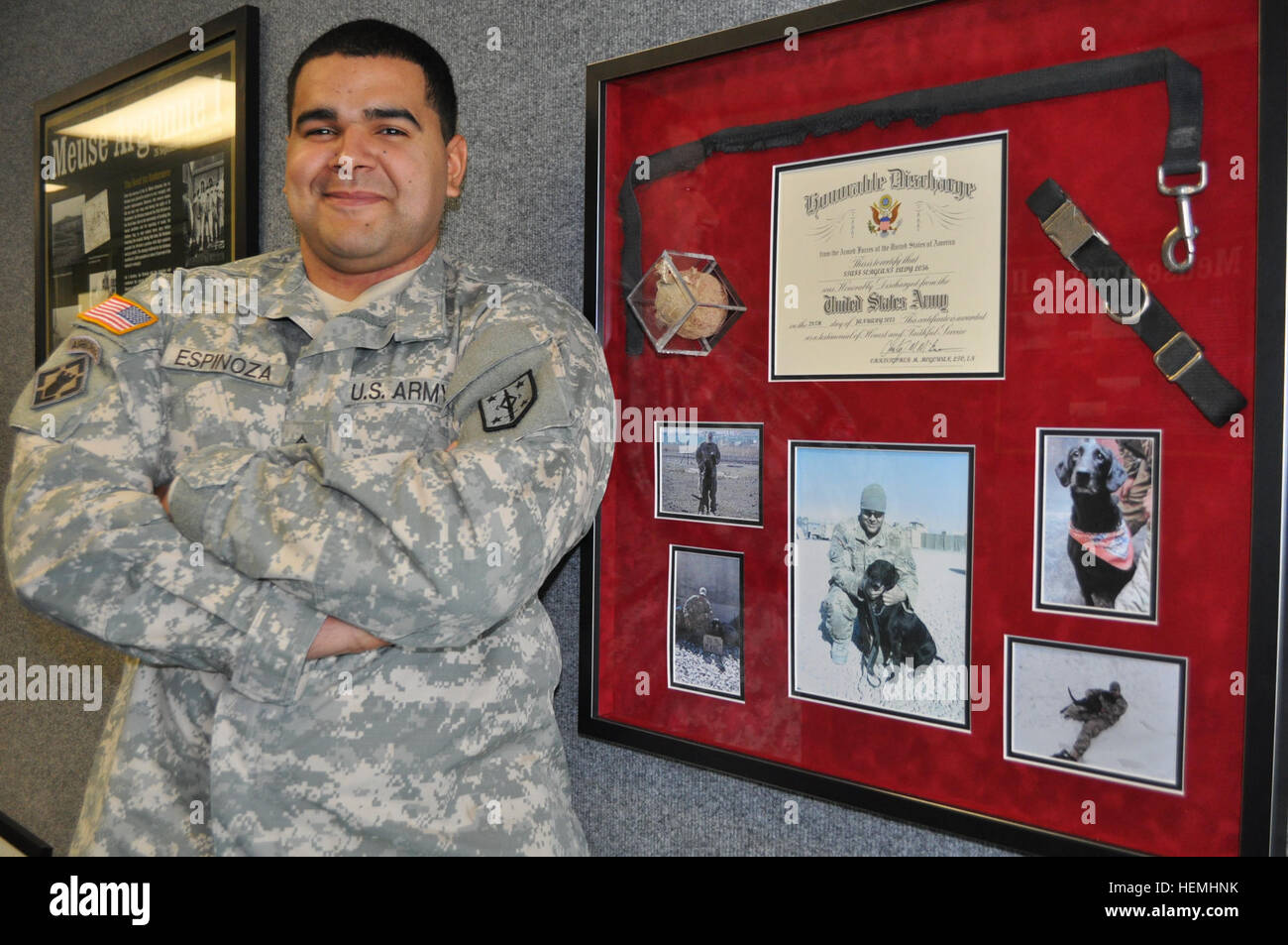 A Dog Handler And Combat Engineer With Combat Engineer Battalion High ...