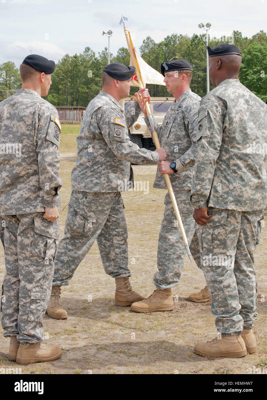 Change command ceremony marks hi-res stock photography and images - Alamy