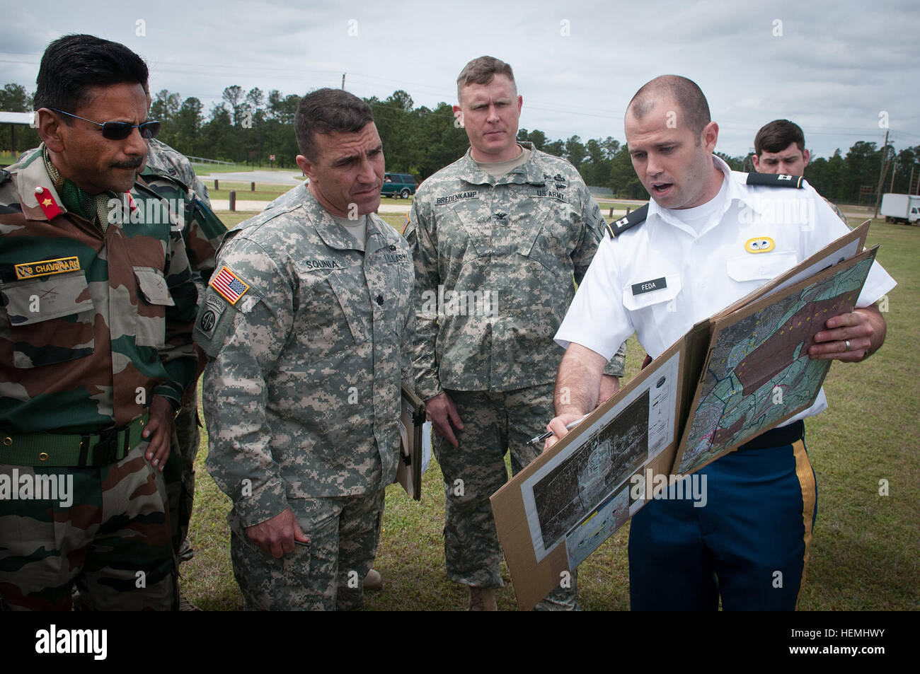 Capt. Kent Feda, brigade air element officer with the 82nd Airborne ...
