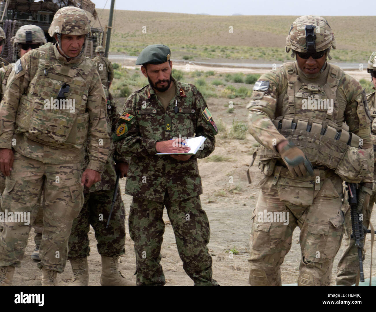 U.S. Army Staff Sgt. Hershell Toney, Arrow Troop, 2nd Squadron, 1st ...