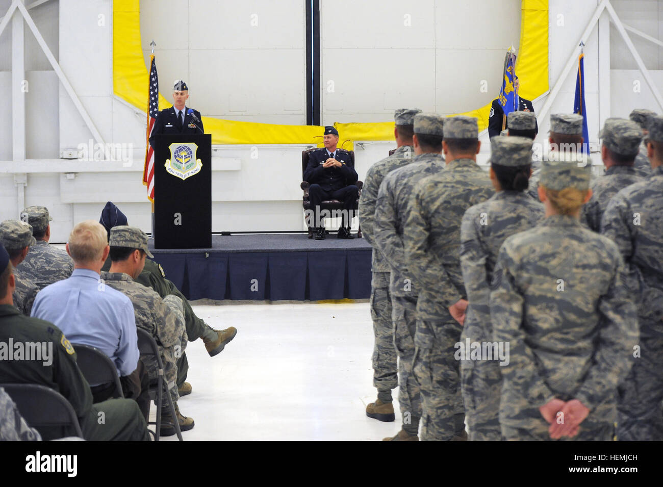Maj. Clinton B. Varty, outgoing 62nd Maintenance Operations Squadron ...
