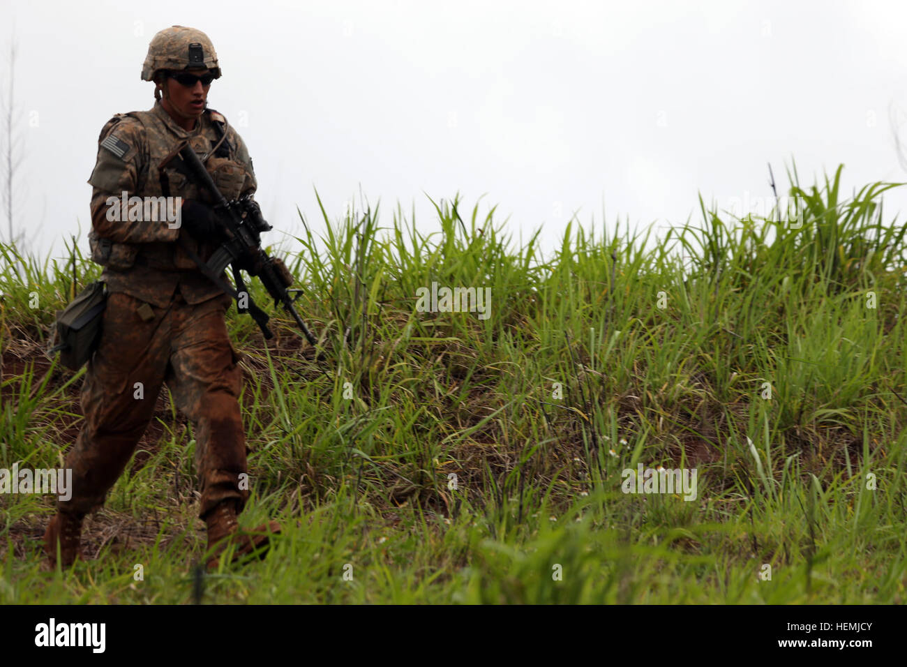 A Soldier with the 3rd Squadron, 4th Cavalry Regiment, 3rd Brigade ...