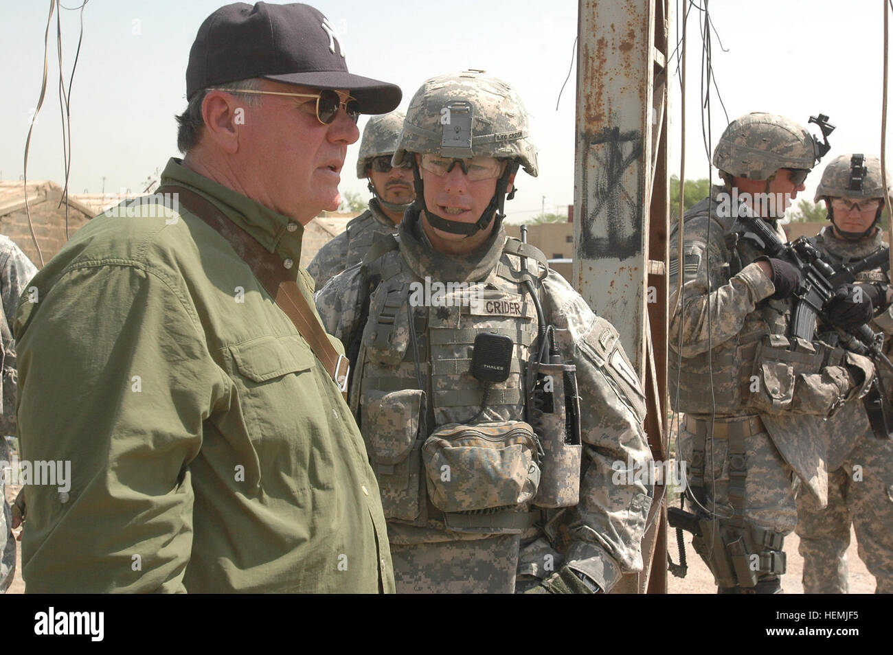 Lt. Col. Jim Crider, commander of the 1st Squadron, 4th Cavalry ...