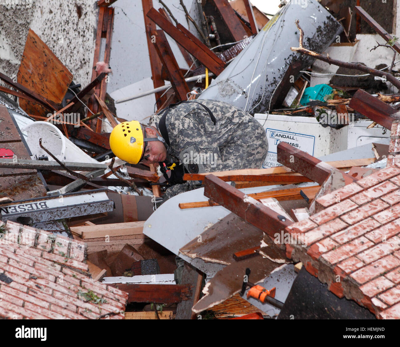 Sgt. Warren Williams of the 63rd Civil Support Team, Oklahoma National ...