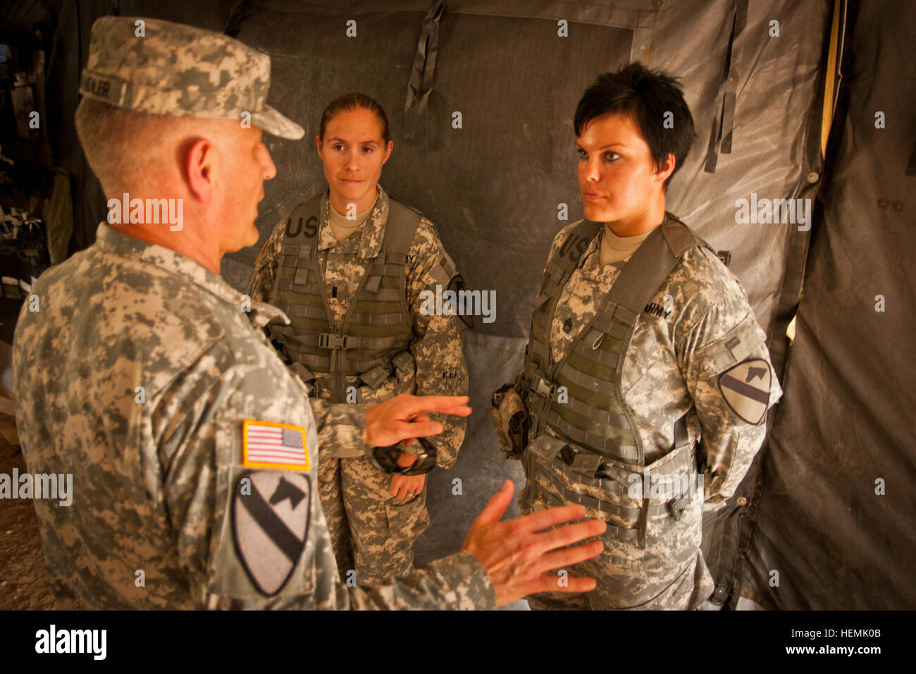 U.S. Army Sgt. 1st Class Nikki Shaw, a medical platoon sergeant, and ...