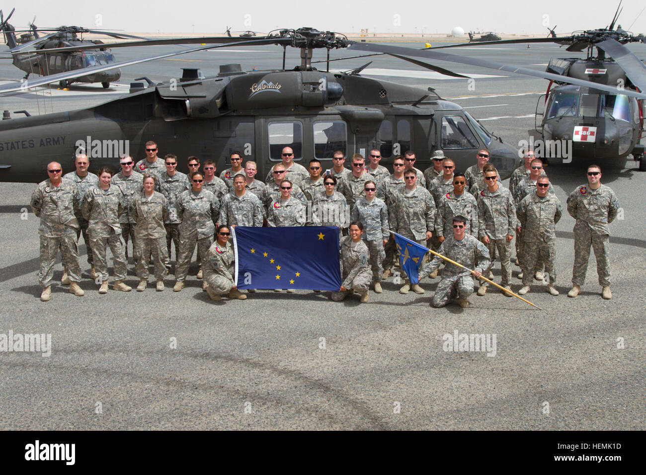 Soldiers of Alpha Company, 1-207th Aviation Regiment from the Alaska ...