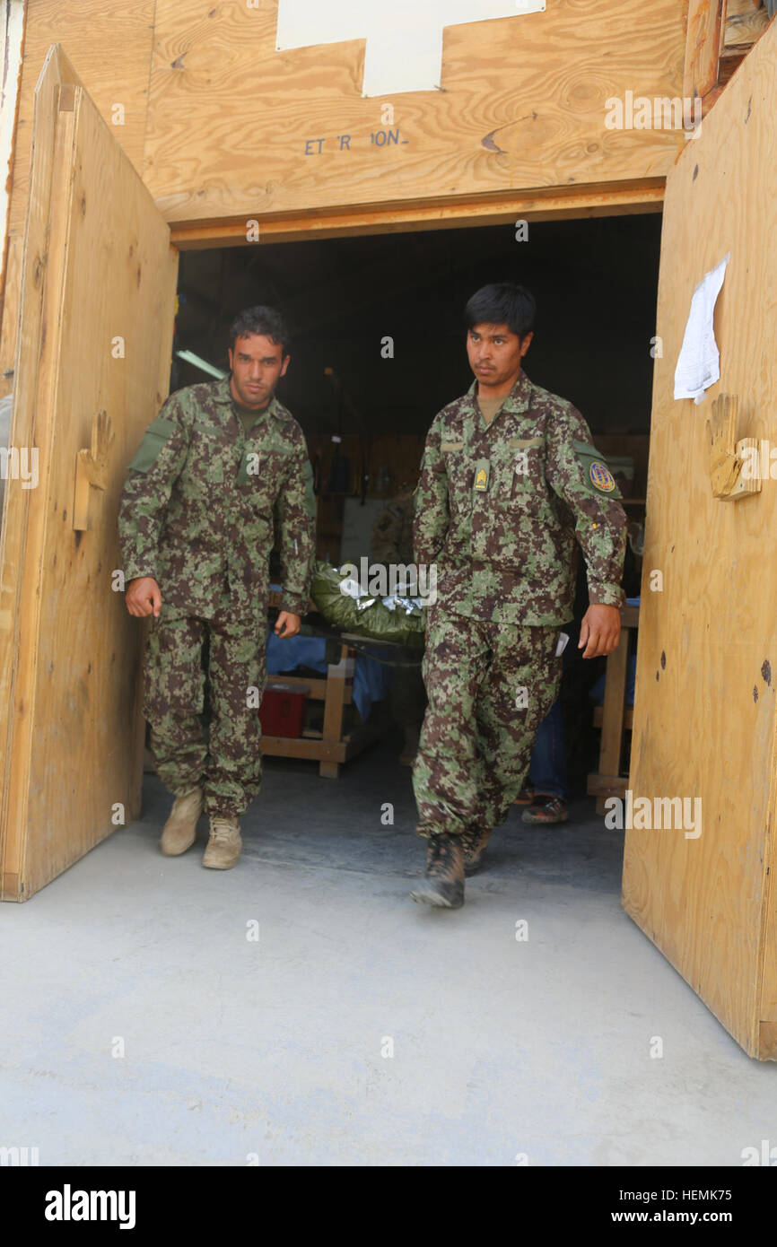 Afghan National Army soldiers assigned to Garrison Support Unit ...