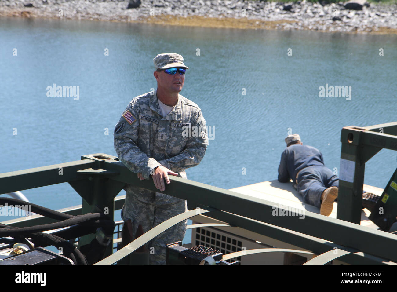 U.S. Army Reserve Warrant Officer Jacob Grobler, assigned to the 481st ...