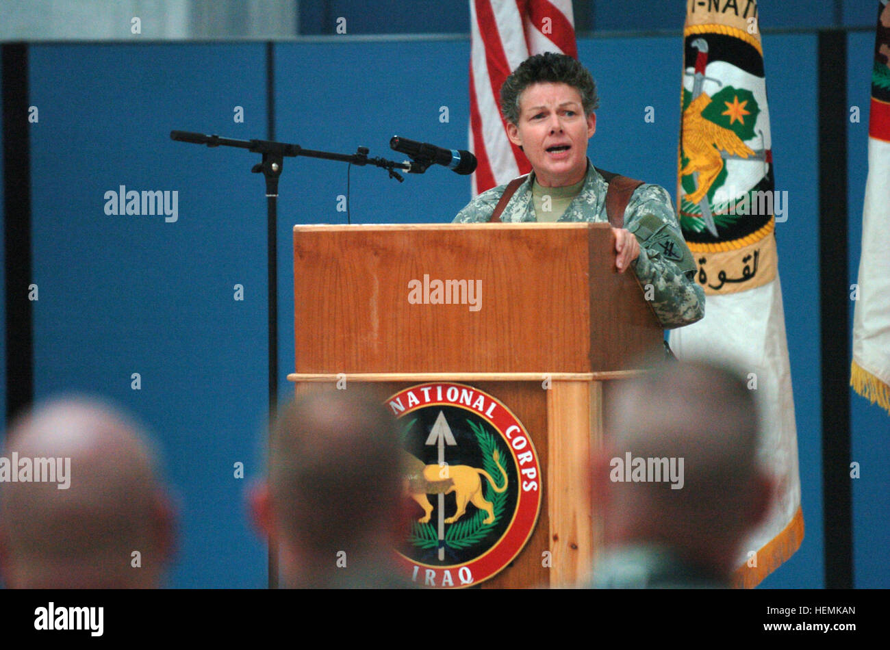 Col. Elizabeth Fleming, command judge advocate, 35th Civil Affairs ...