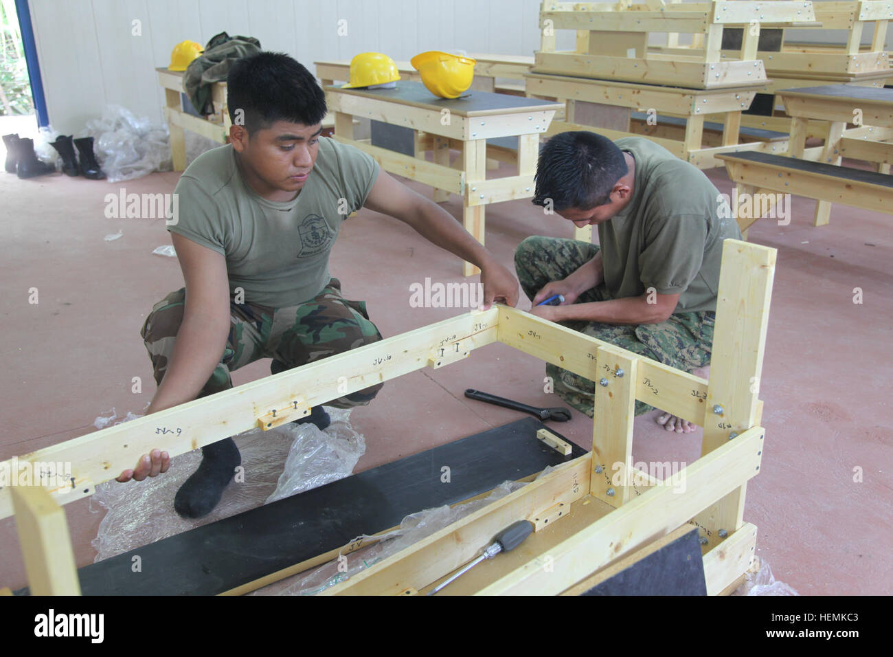Army field desks hi-res stock photography and images - Alamy