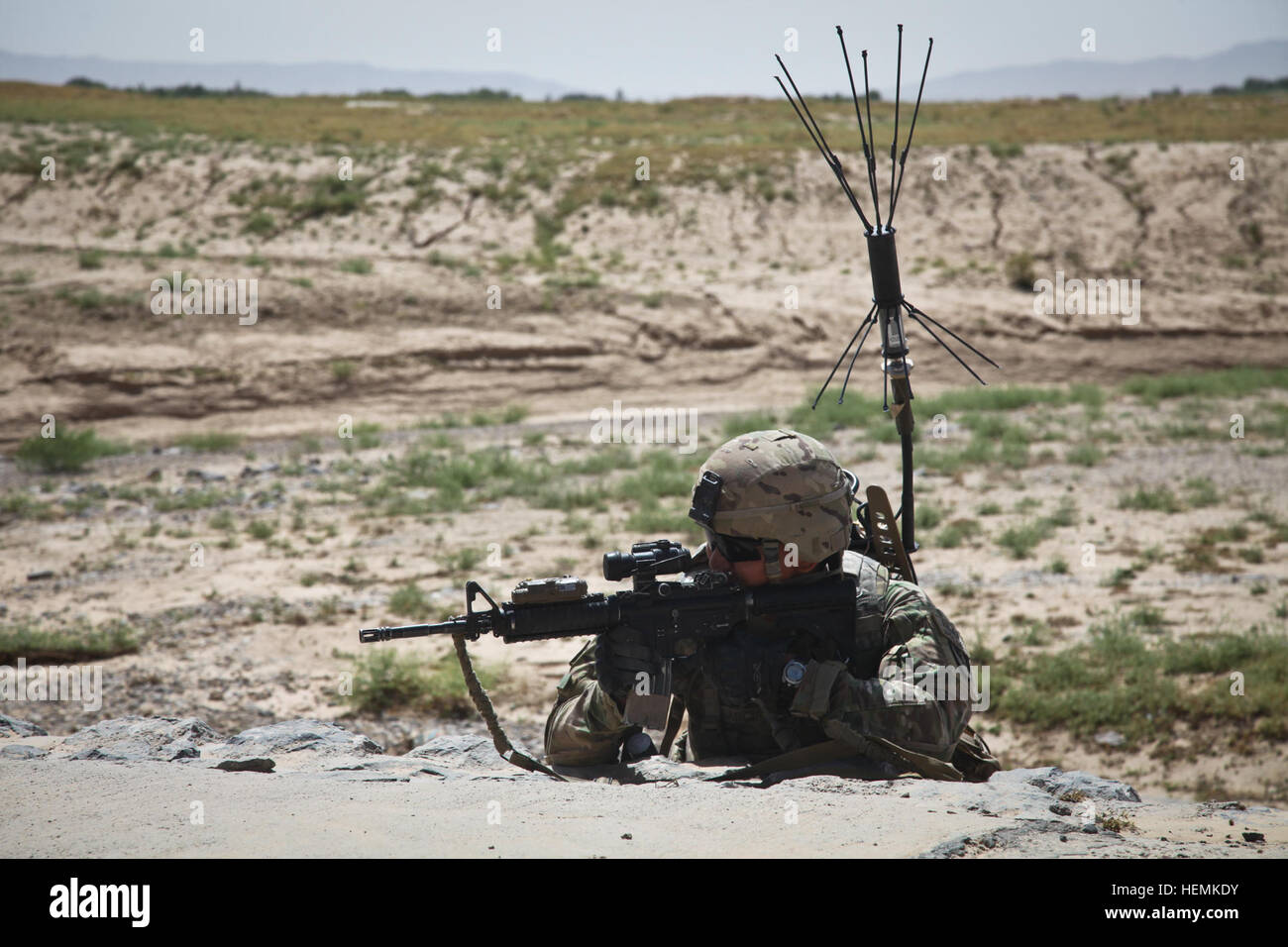 U.S. Army Spc. Anthony Garcia, assigned to 3rd Platoon, 59th Mobility ...