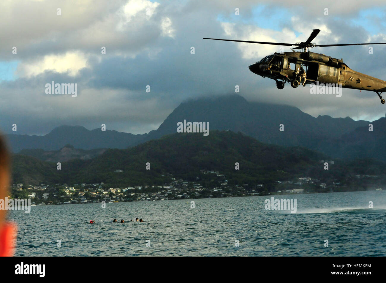 A U.S. Army UH-60 Black Hawk helicopter assigned to Bravo Company, 2nd ...