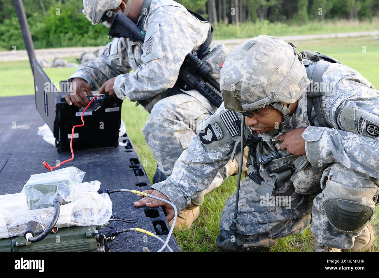 U.S. Army paratroopers from the 2nd Brigade Combat Team, 82nd Airborne ...