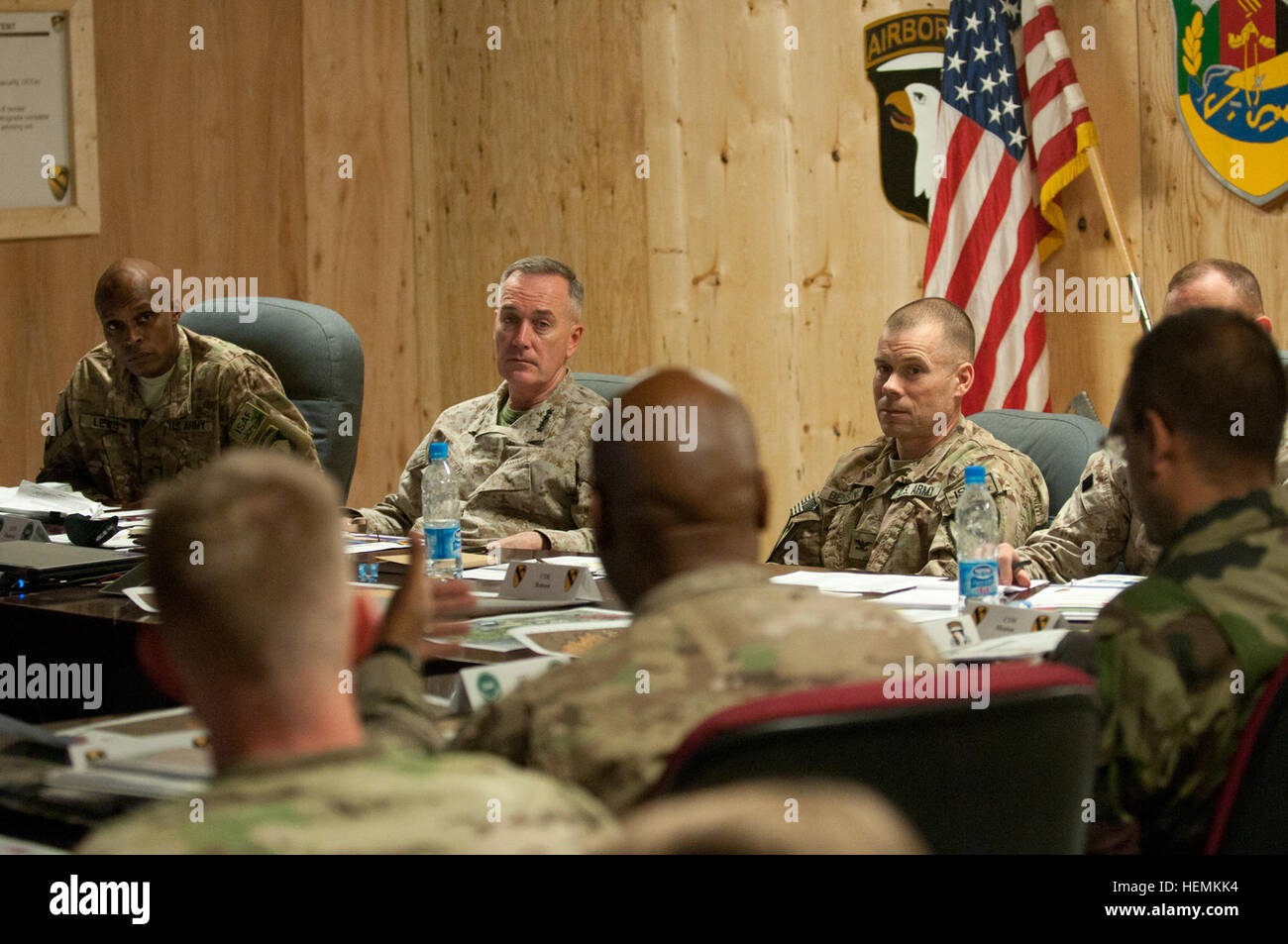 Left to right, U.S. Army Brig. Gen. Ronald Lewis, the deputy commanding ...