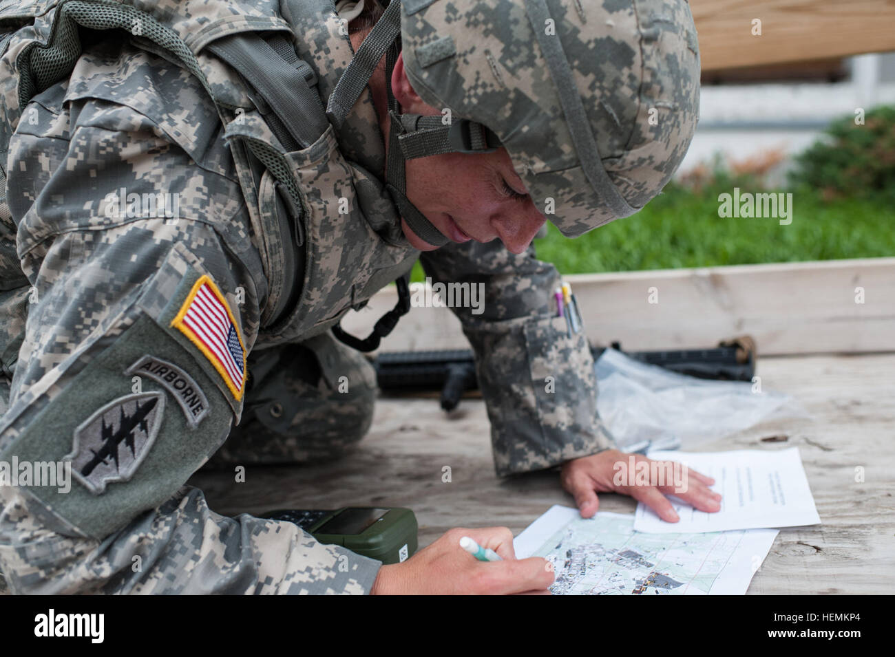 Staff Sgt. Kathleen Briere, a human intelligence collector representing ...