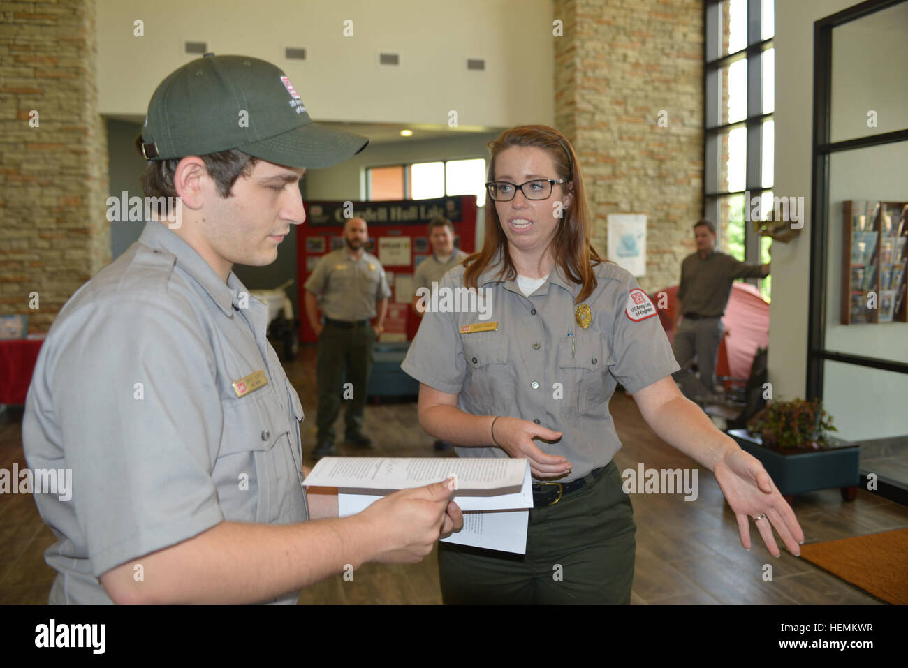 Sarah Peace, a Nashville District park ranger from Center Hill Lake and ...