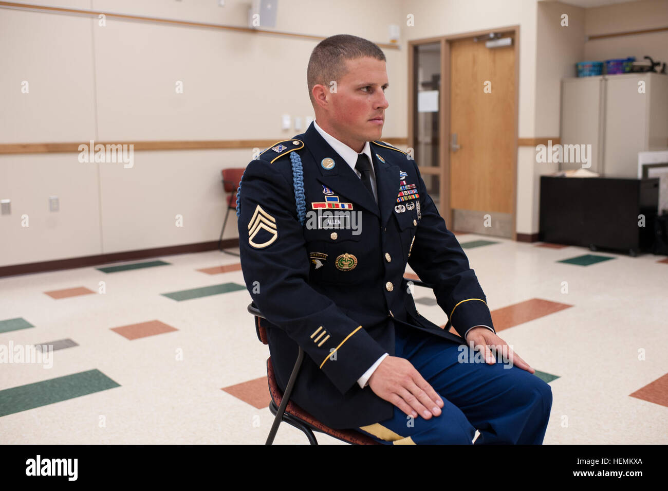 Army Reserve Joshua Allen, and infantryman representing the 108th ...