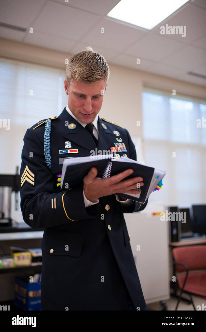 Army Reserve Sgt. Jeremiah Bruce, an infantryman representing the 9th ...