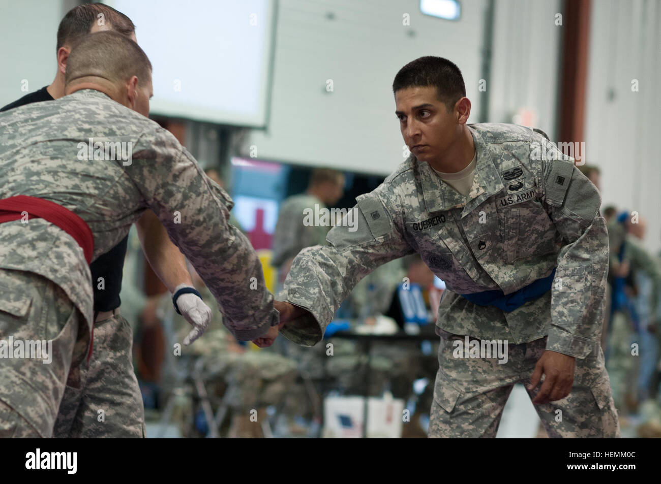 Army Reserve Staff Sgt. Israel Guerrero, a fire support specialist ...