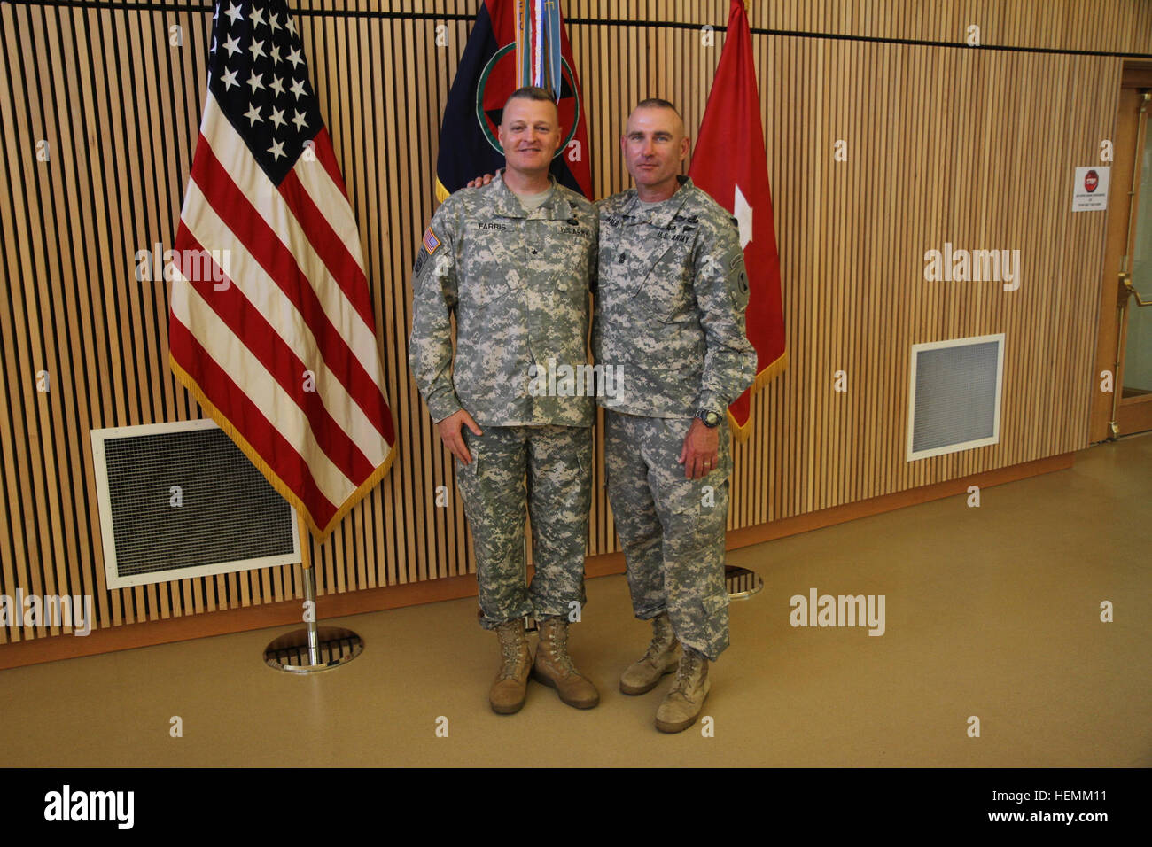 A deputy commanding general of the 7th Infantry Division is honored ...