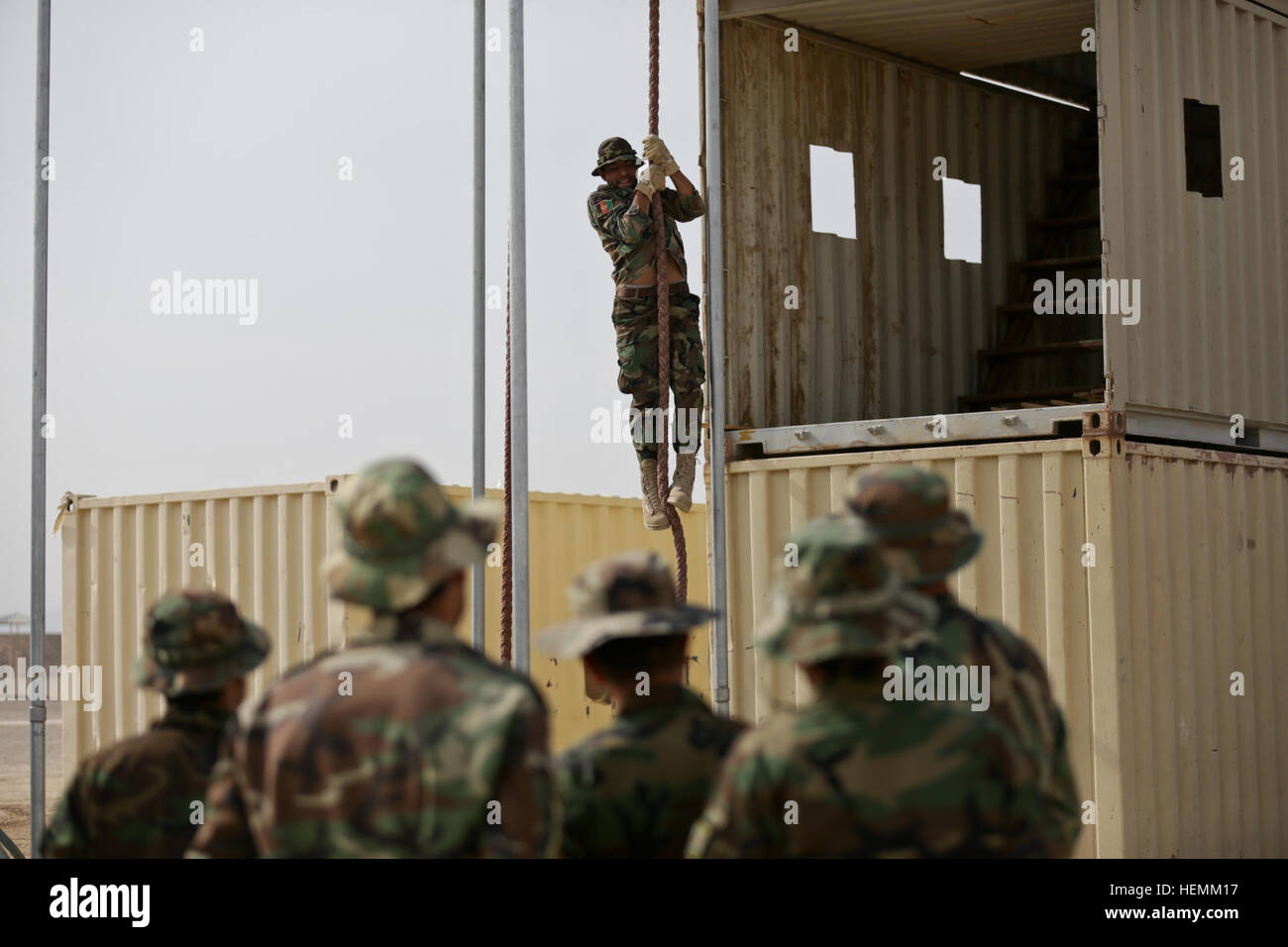 An Afghan National Army commando with 2nd Company, 3rd Special ...