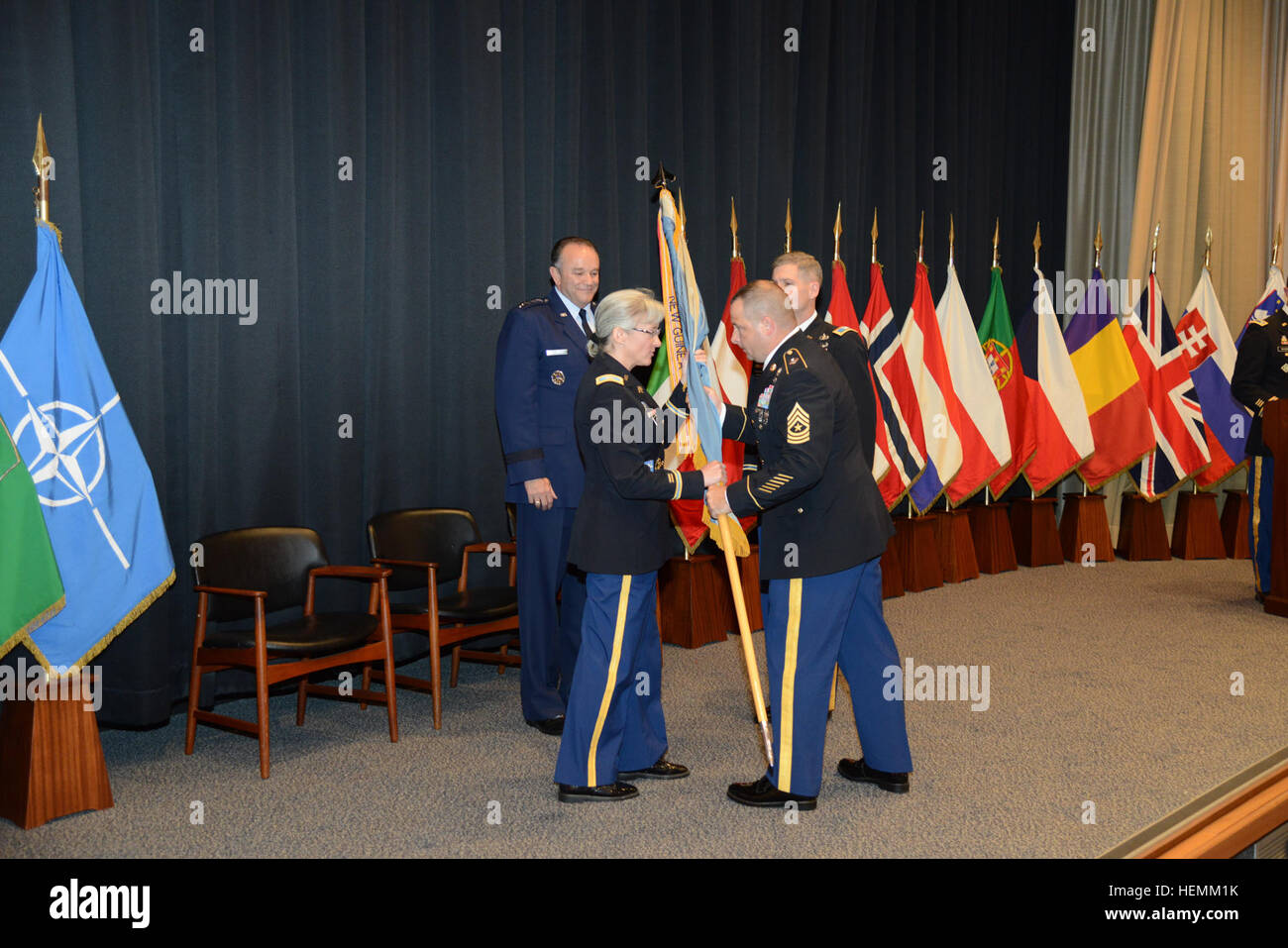 CSM Michael J. Barber is passing the Allied Command Counterintelligence ...