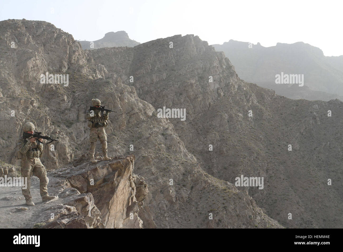 U.S. Army 1st Lt. James Gaffney (Left) and Capt. Maxwell Pappas, both ...