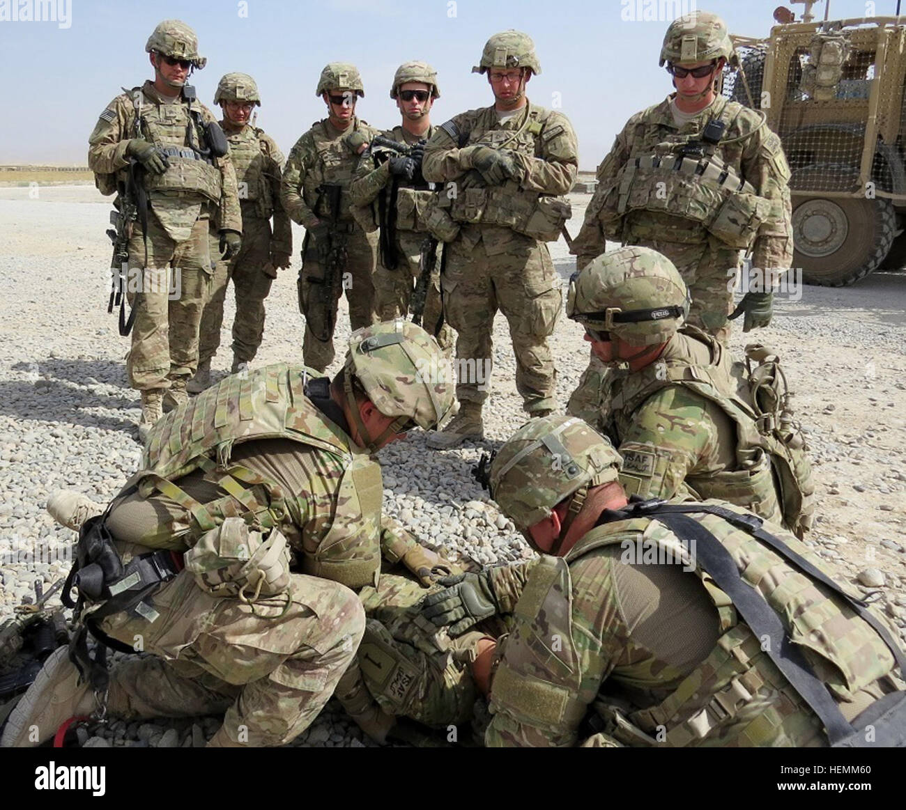 U.S. Soldiers with Alpha Troop, 6th Squadron, 4th Cavalry Regiment ...