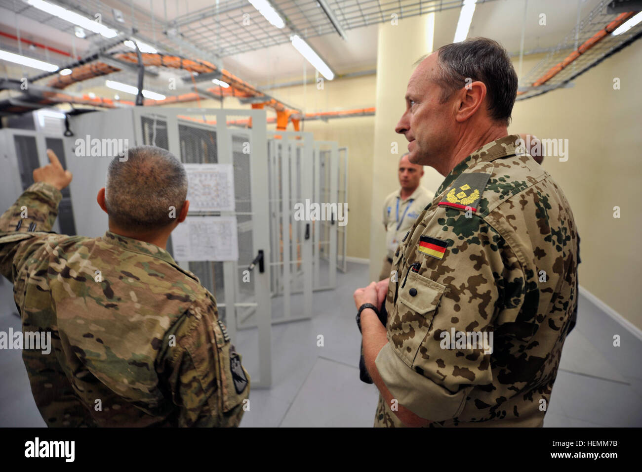 Maj. Gen. Dieter Warnecke, ISAF Joint Command deputy commander, tours ...