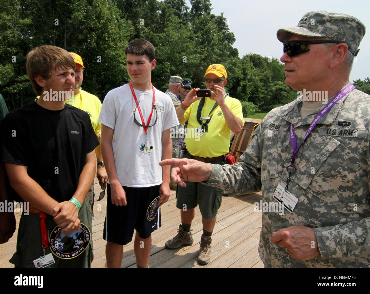 Summit betchel family national scout reserve hi-res stock photography ...