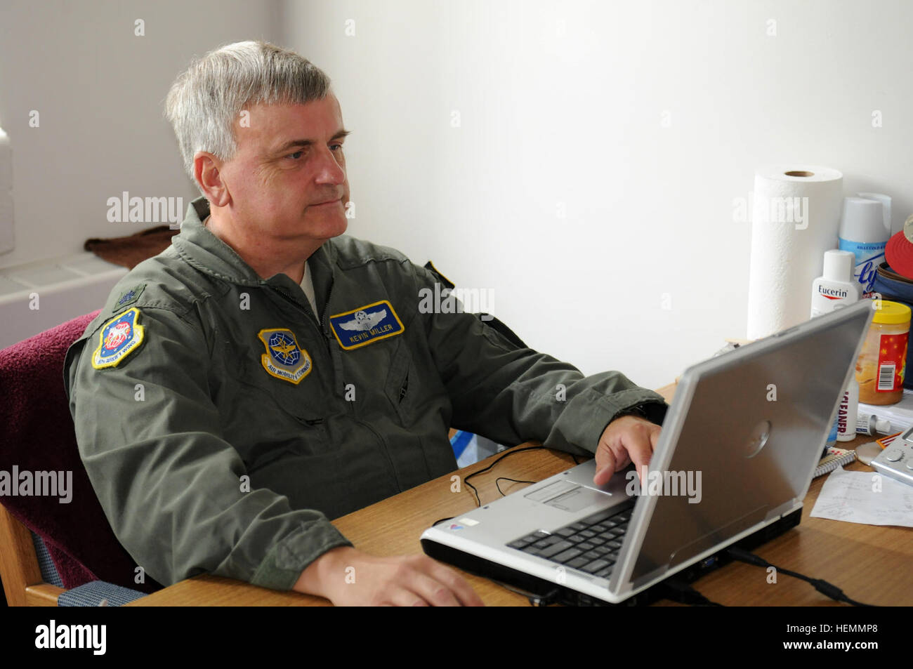 U.S. Air Force Lt. Col. Kevin Miller, executive officer for Task Force ...