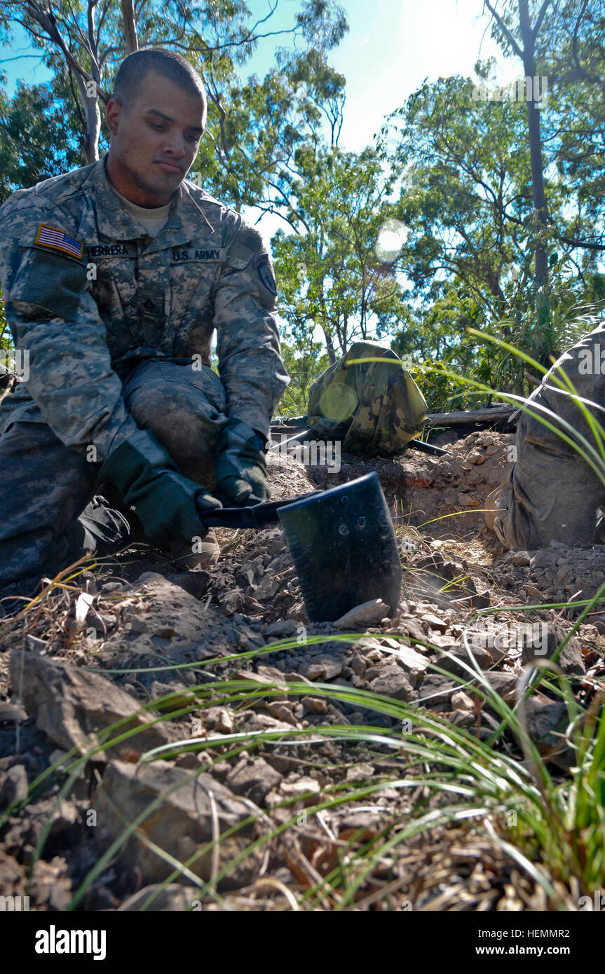 U.S. Army Pfc. Juan Herrera, with Alpha Company, 1st Battalion, 501st ...