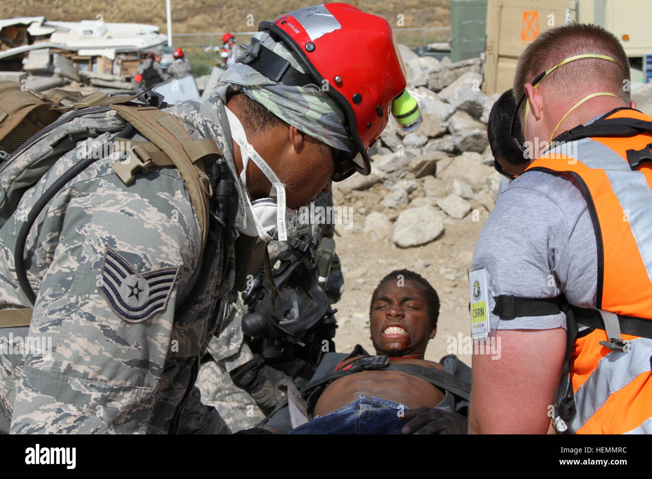 U.S. Soldiers and Airmen with the Chemical, Biological, Radiological ...