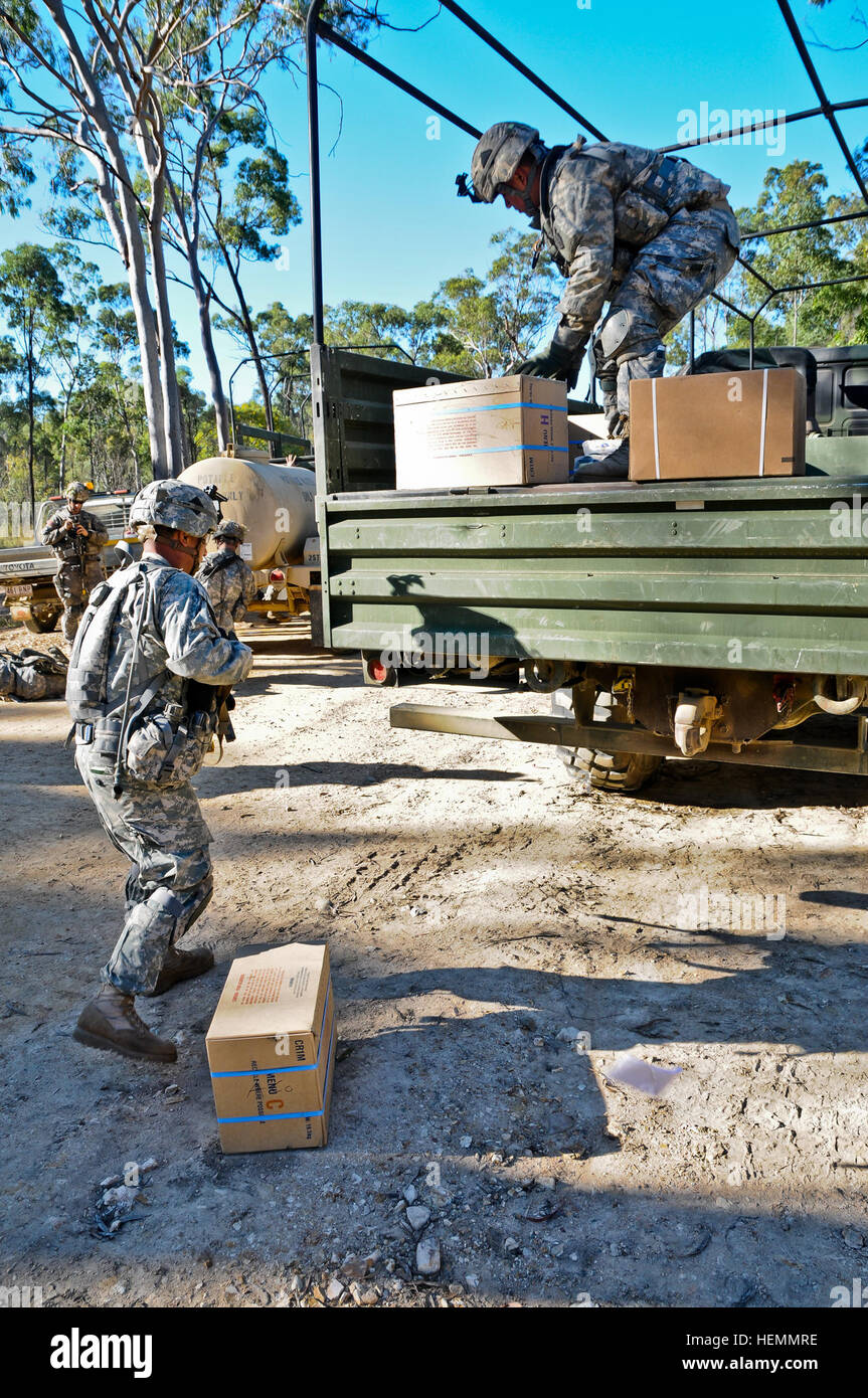 U.S. Army paratroopers with Echo Company, 1st Battalion, 501st Infantry ...