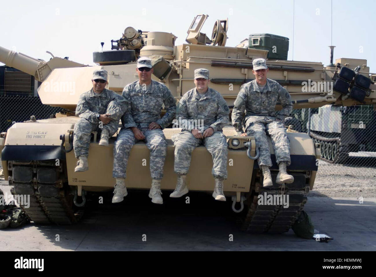 The crew of Delta 34, assigned to Delta Company, 3rd Battalion, 116th ...
