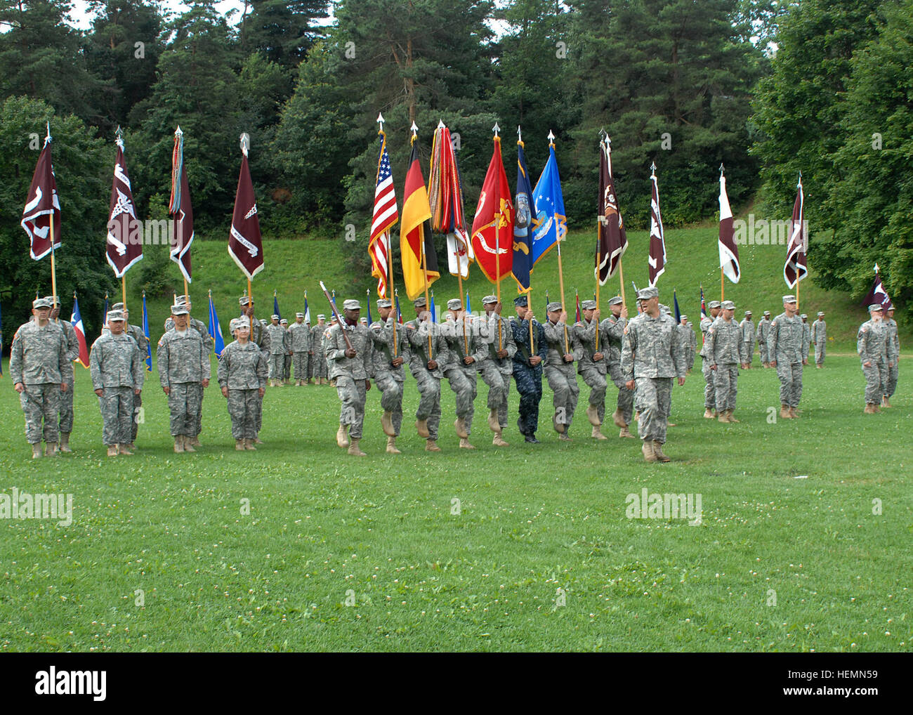 Multinational color guard hi-res stock photography and images - Alamy