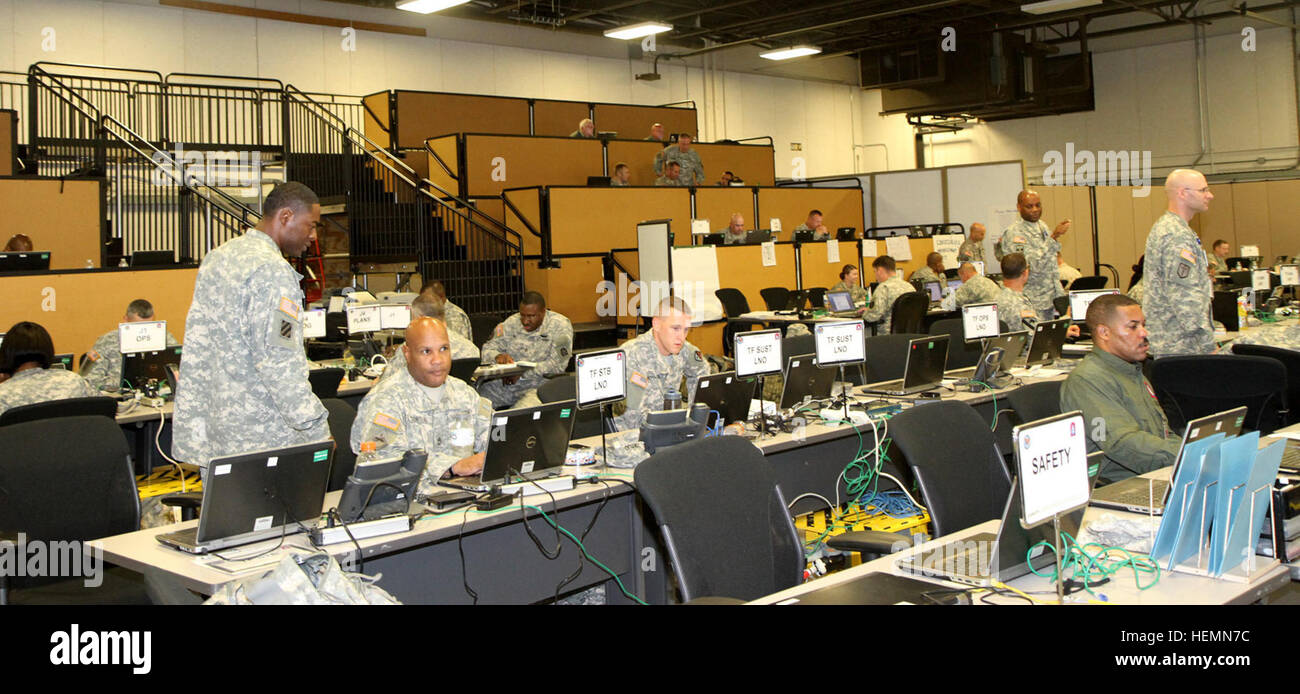 Liaison officers representing various task forces in support of Task ...