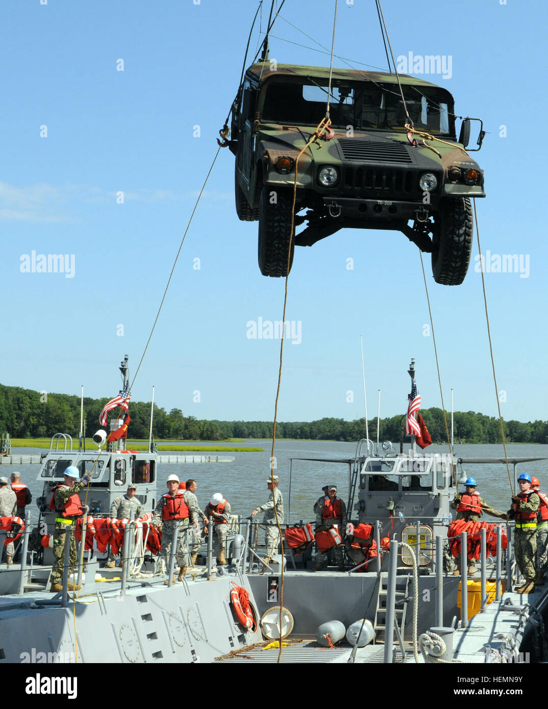 U.S. Soldiers and Sailors participating in the Seaport Operations ...