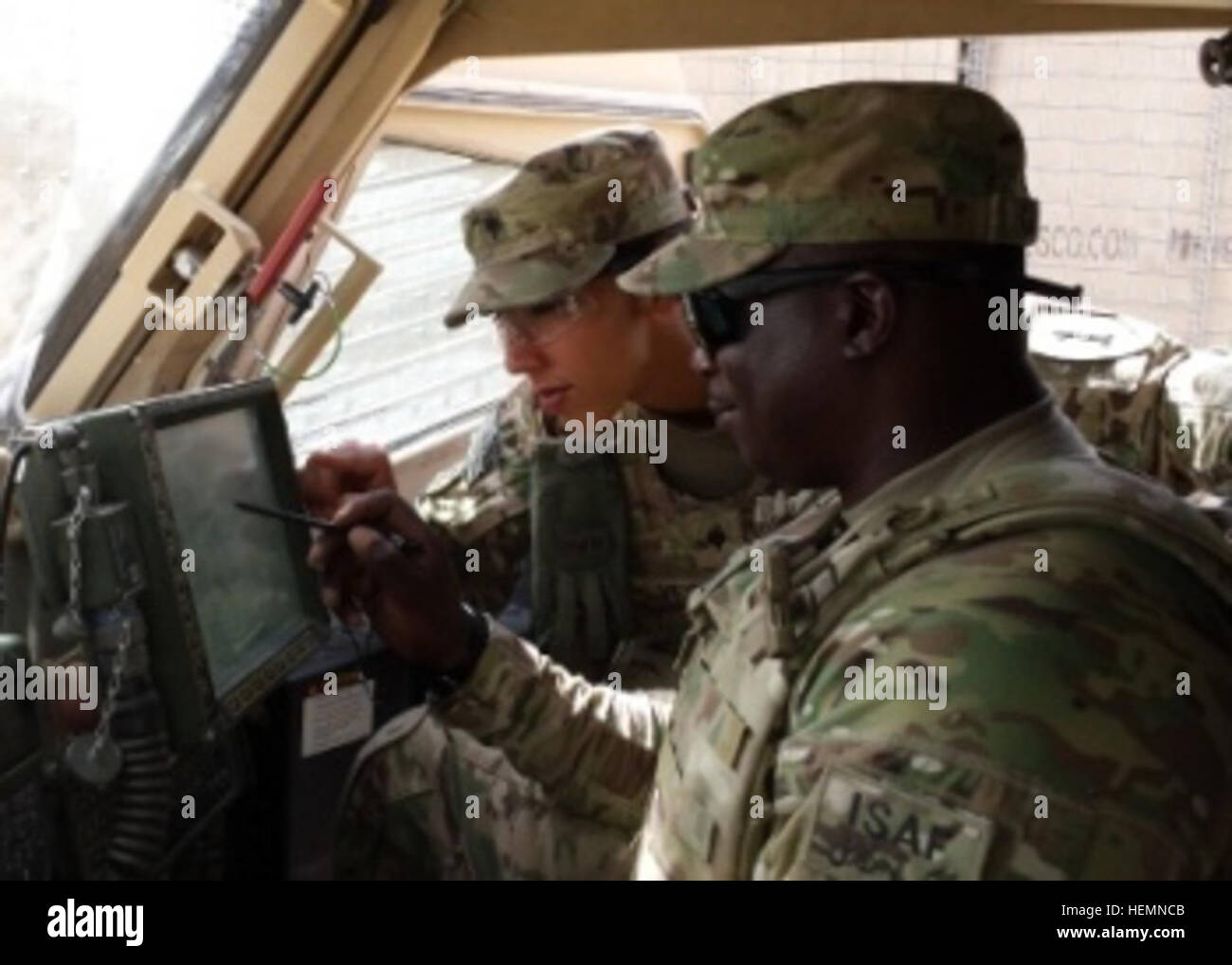 U.S. Army Staff Sgt. Ronald Canty, a maintenance platoon sergeant with ...