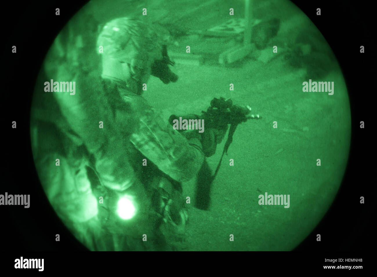 A U.S. Soldier with Delta Company, 1st Battalion, 5th Cavalry Regiment ...