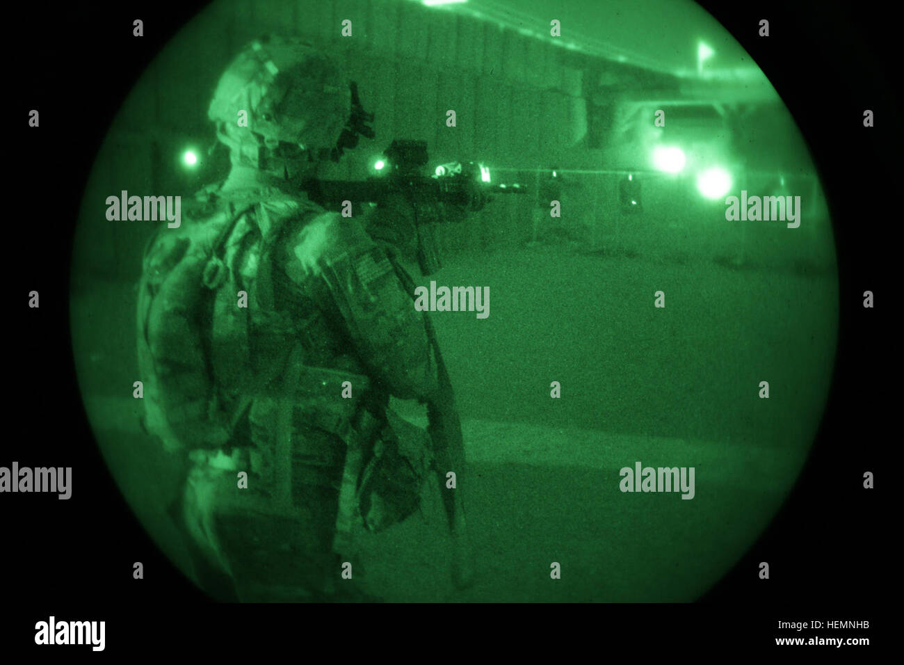 A U.S. Soldier with Delta Company, 1st Battalion, 5th Cavalry Regiment ...