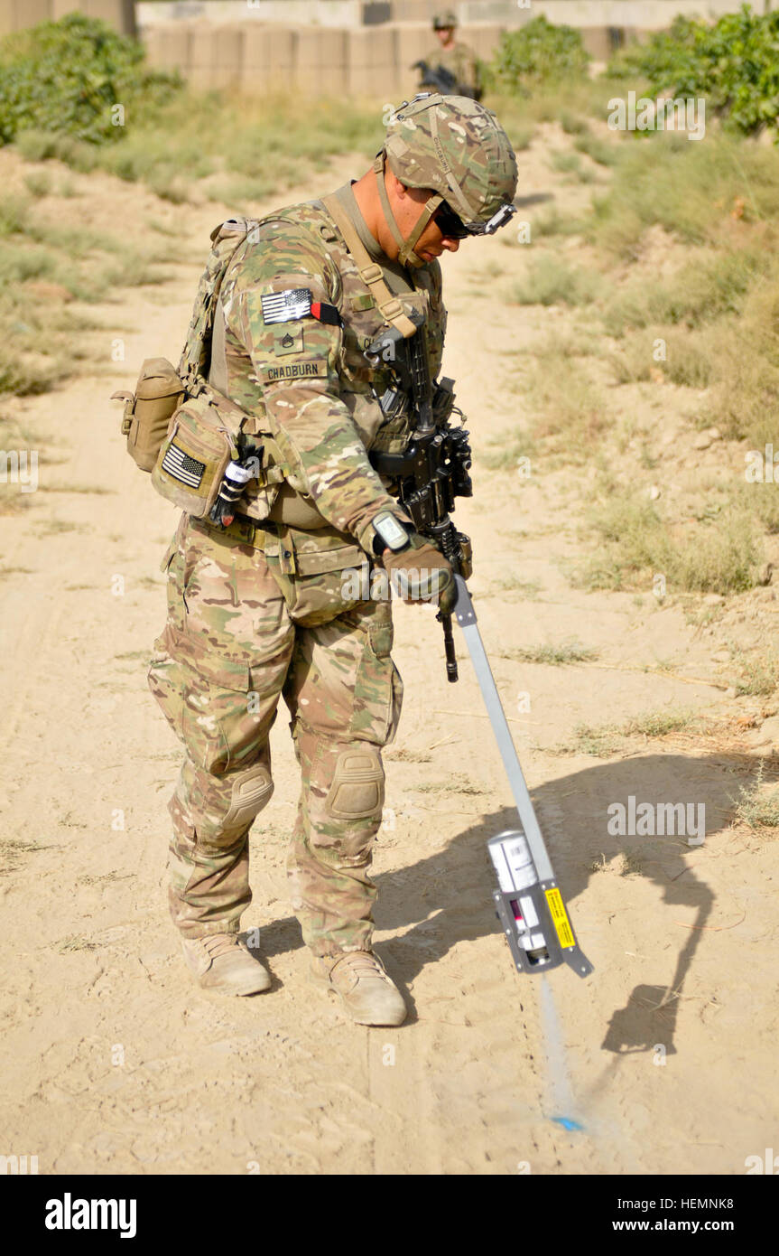 U.S. Army Staff Sgt. David Chadburn with Troop B (Bull Troop), 1st ...