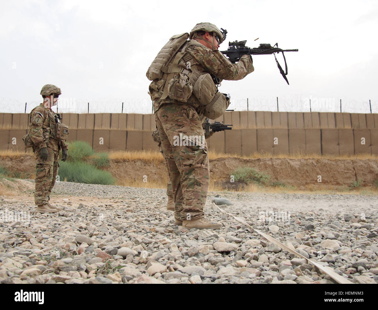 U.S. Army Sgt. 1st Class Joshua Richards, with 3rd Platoon, Alpha Troop ...