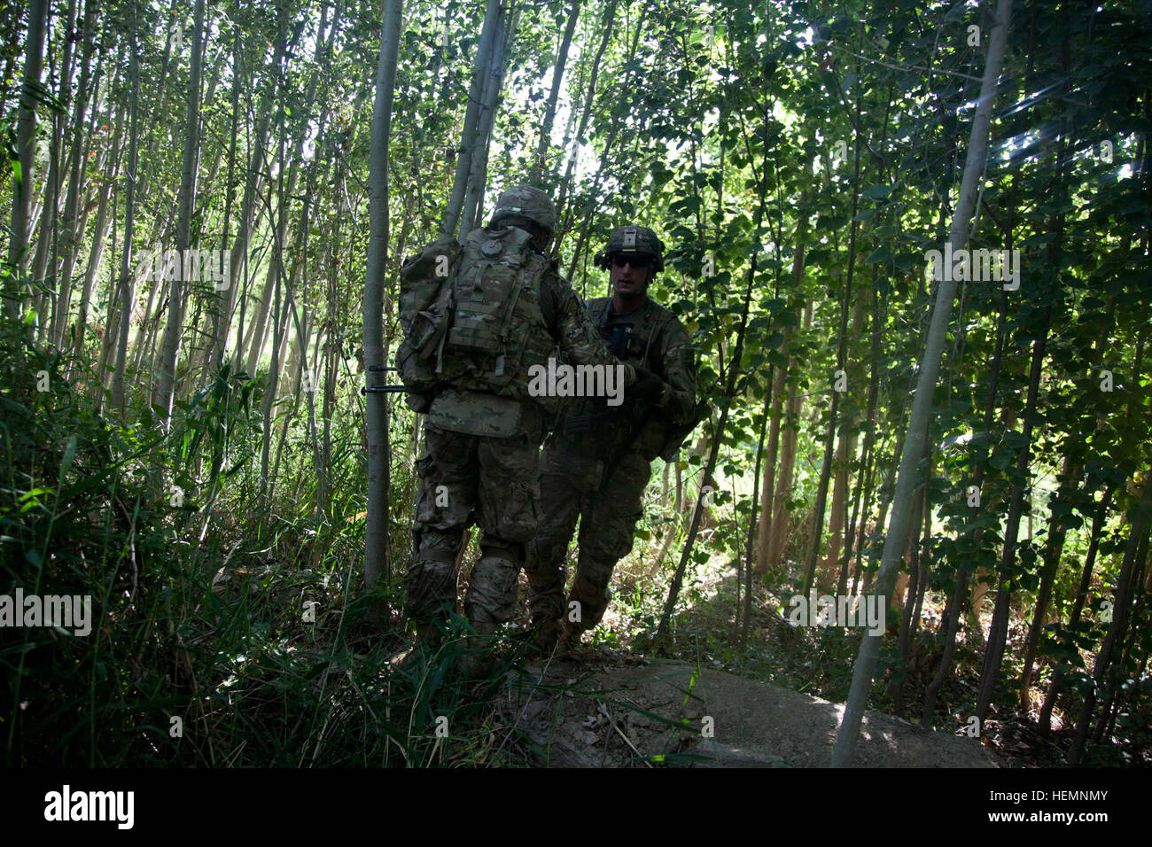 U s army released afghanistan clearance route soldiers hi-res stock ...