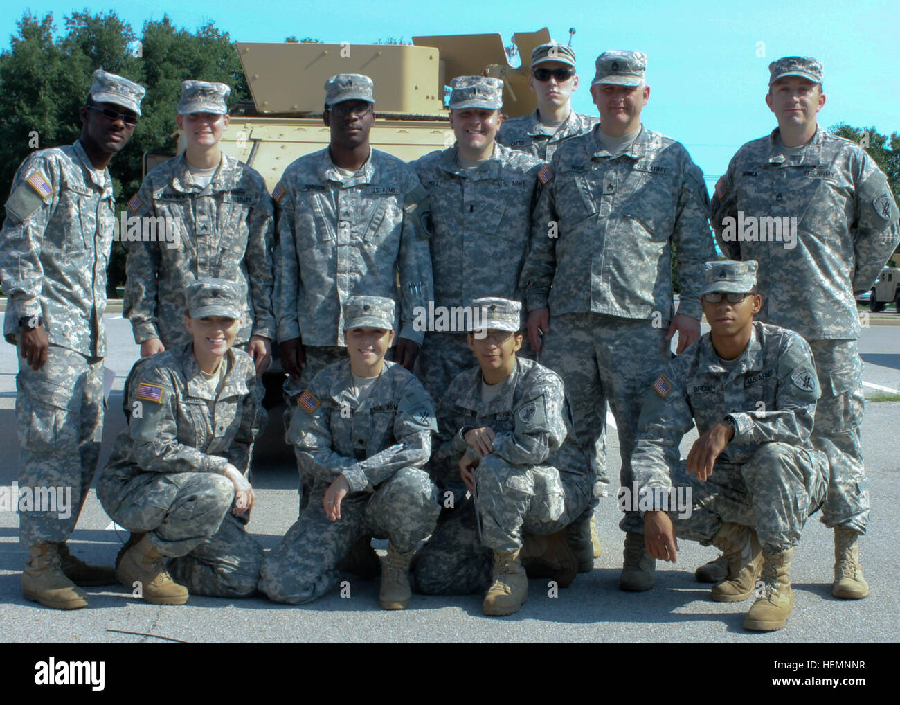 Members of the 431st Civil Affairs Battalion detachment that ...